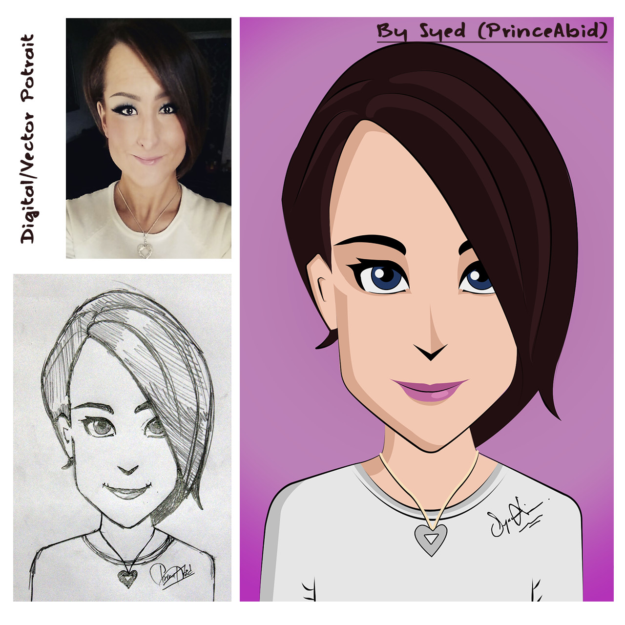 ArtStation - Digital/Vector portrait 01