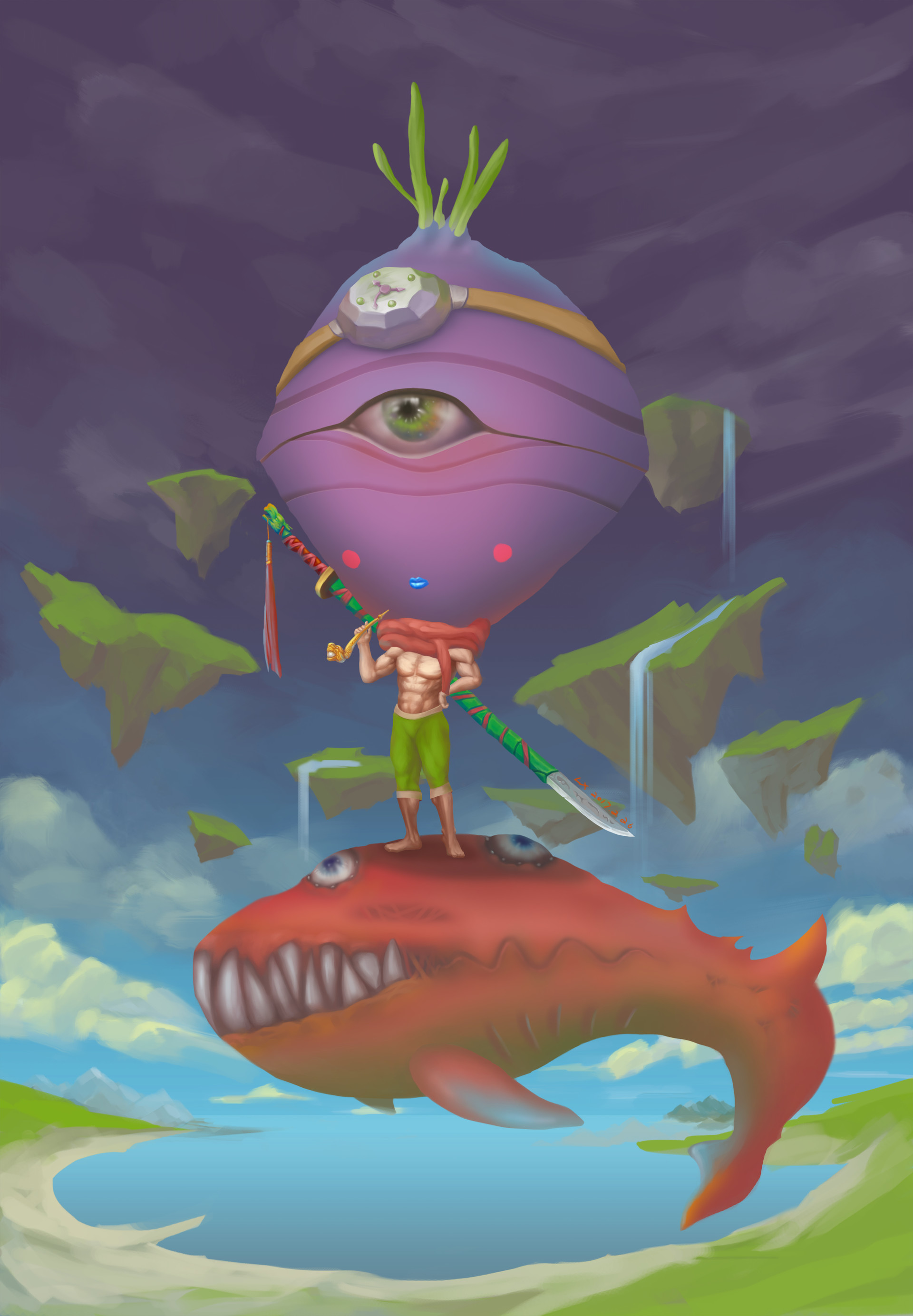 ArtStation - onion man