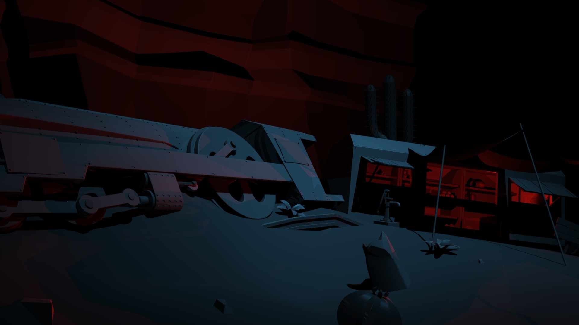 Robert Thomas - Train Shop Scene