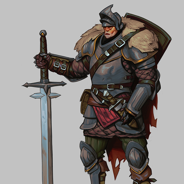 ArtStation - wandering knight
