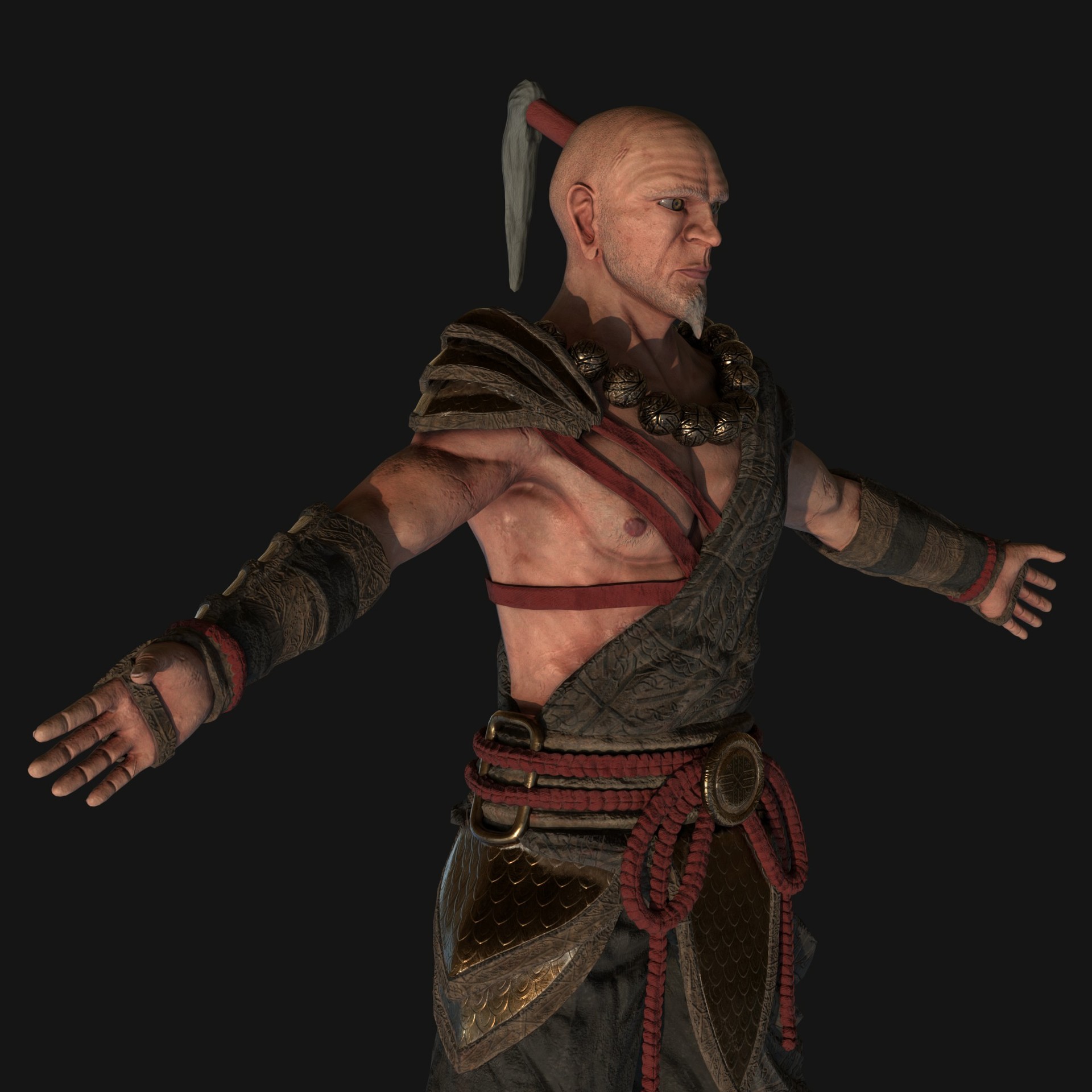 ArtStation - Armored Monk