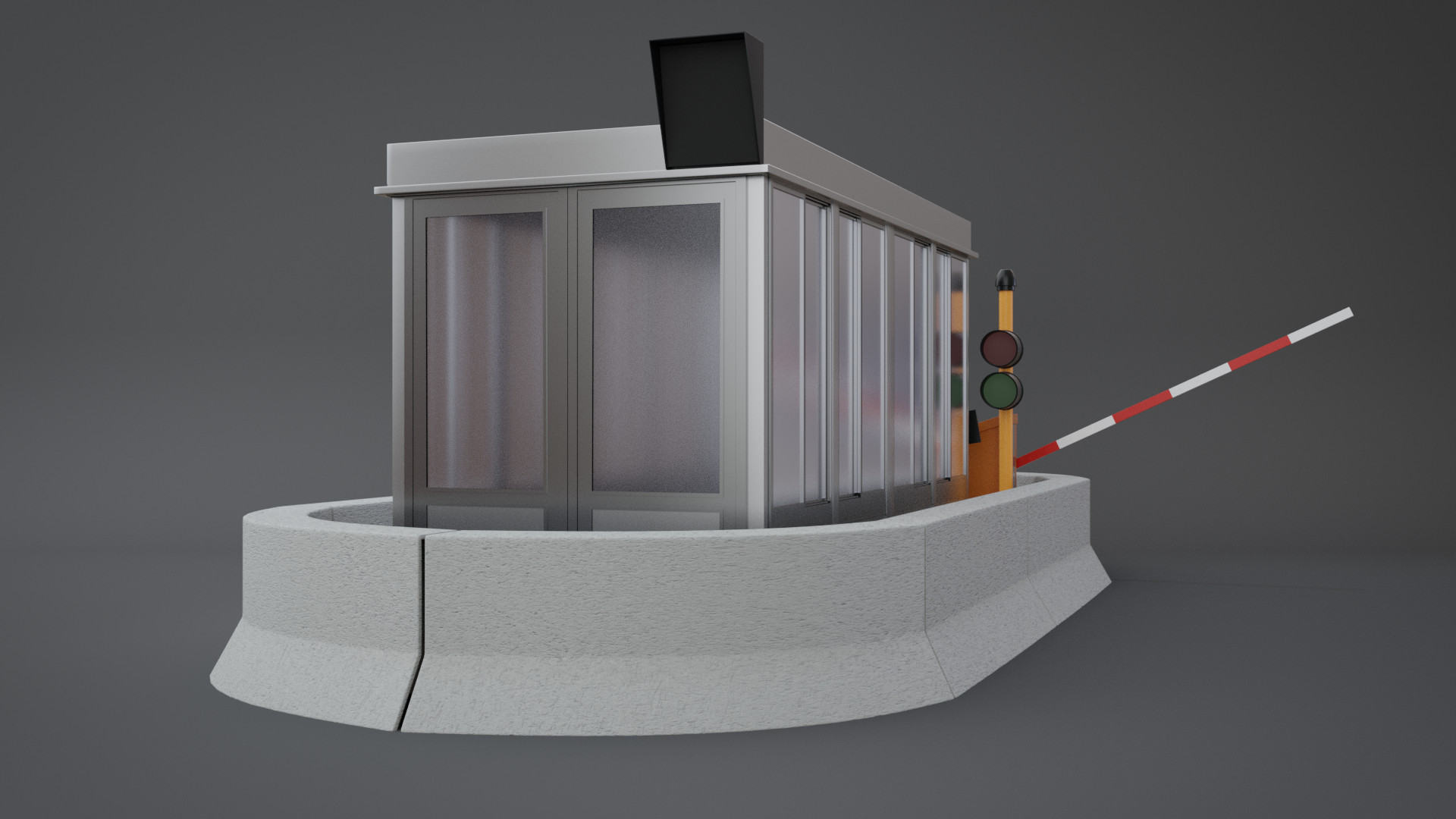 ArtStation - Toll booth