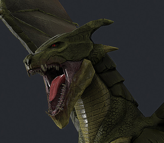 ArtStation - Dragon - Game Model