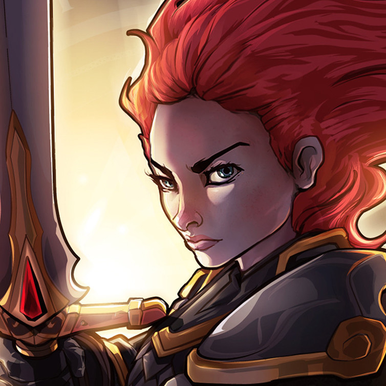 ArtStation - VECTOR ART - Crowfall - Templar Poster