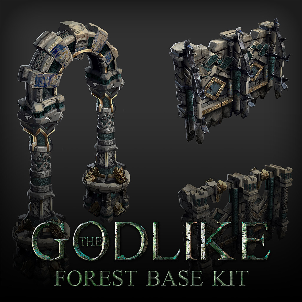 ArtStation - Architecture kit for forest base