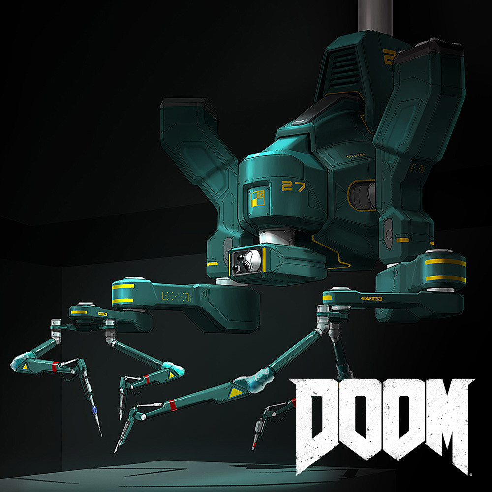ArtStation - DOOM - Surgery Bot