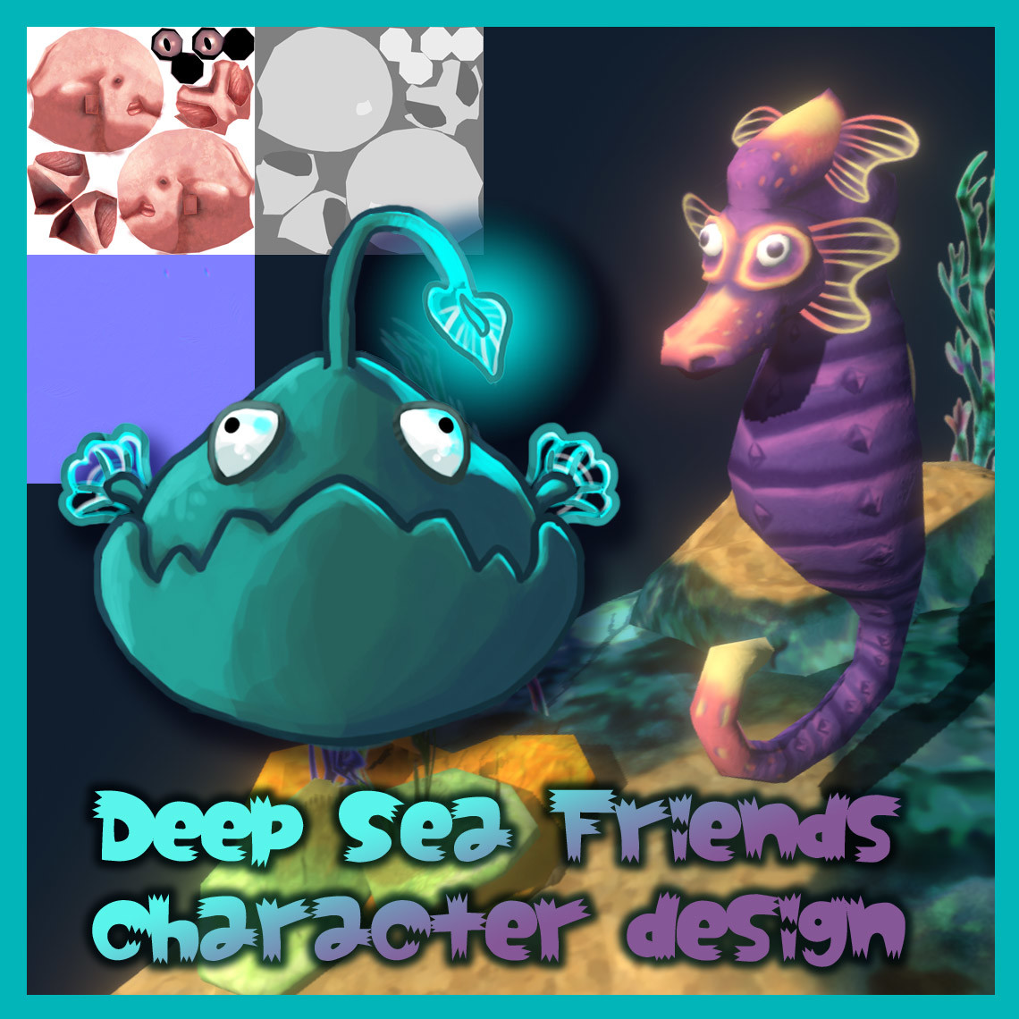 ArtStation - Deep Sea Friends