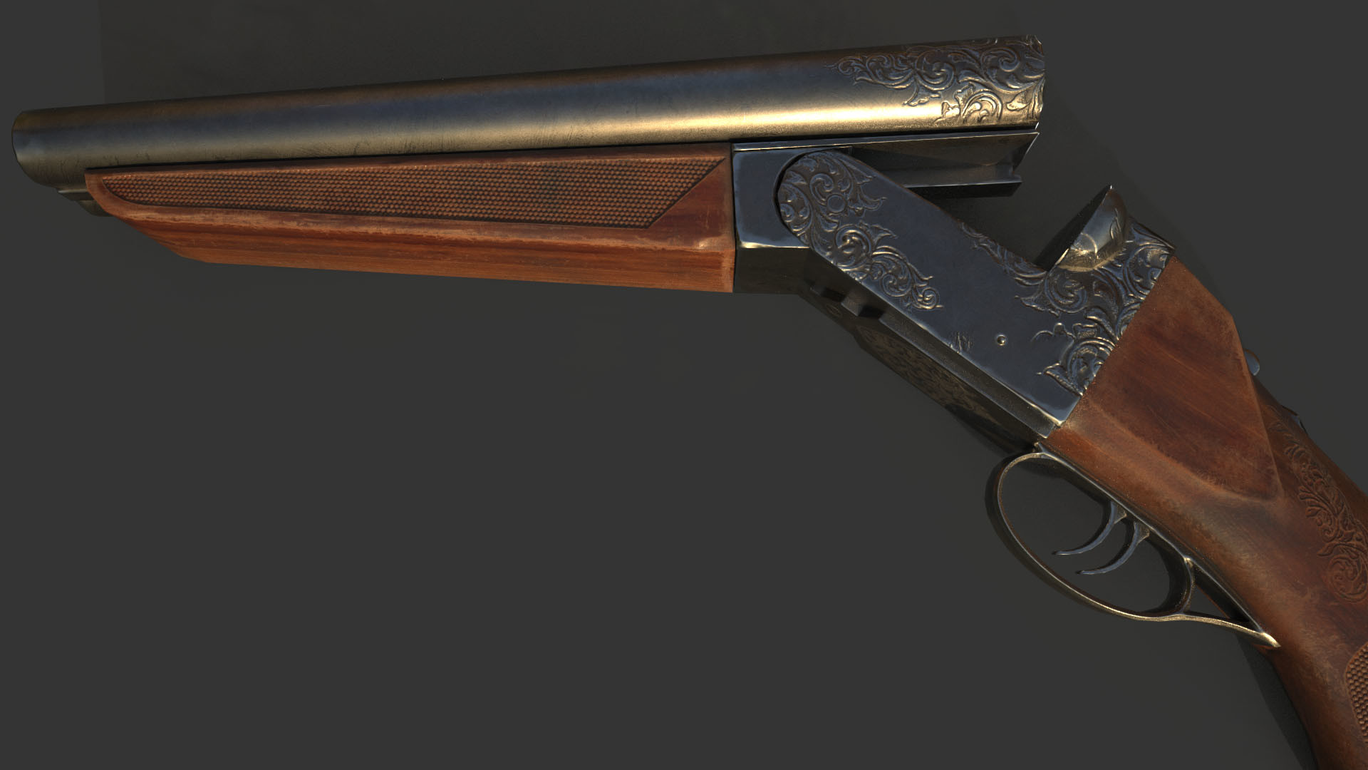 ArtStation - Sawed-off shotgun