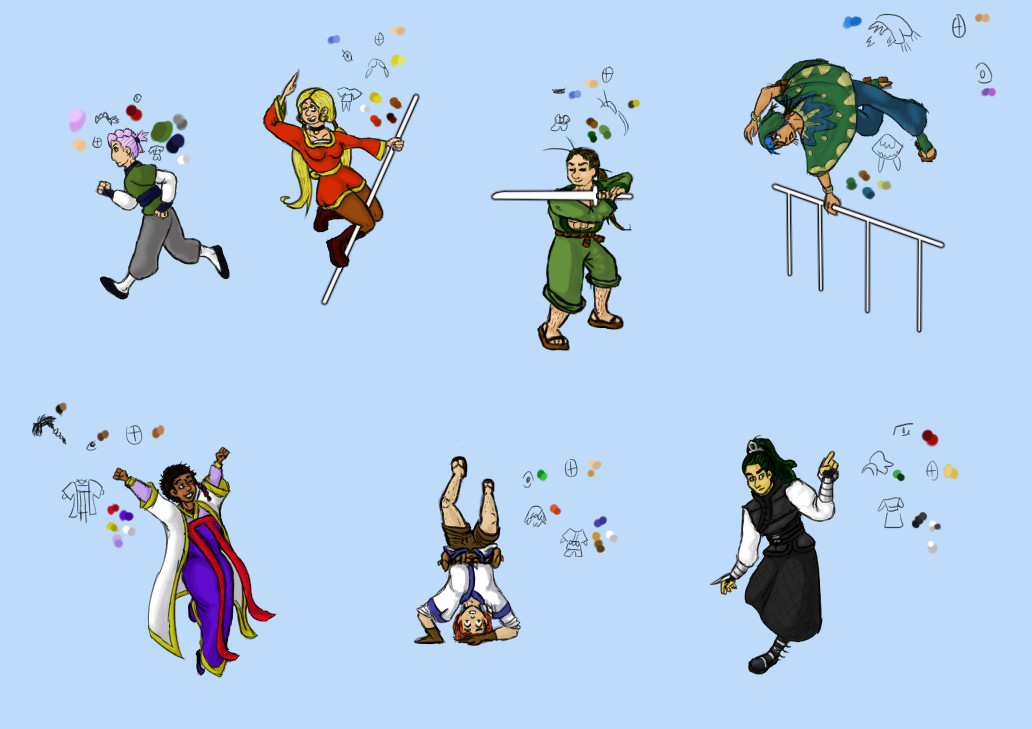 ArtStation - Characters in motion