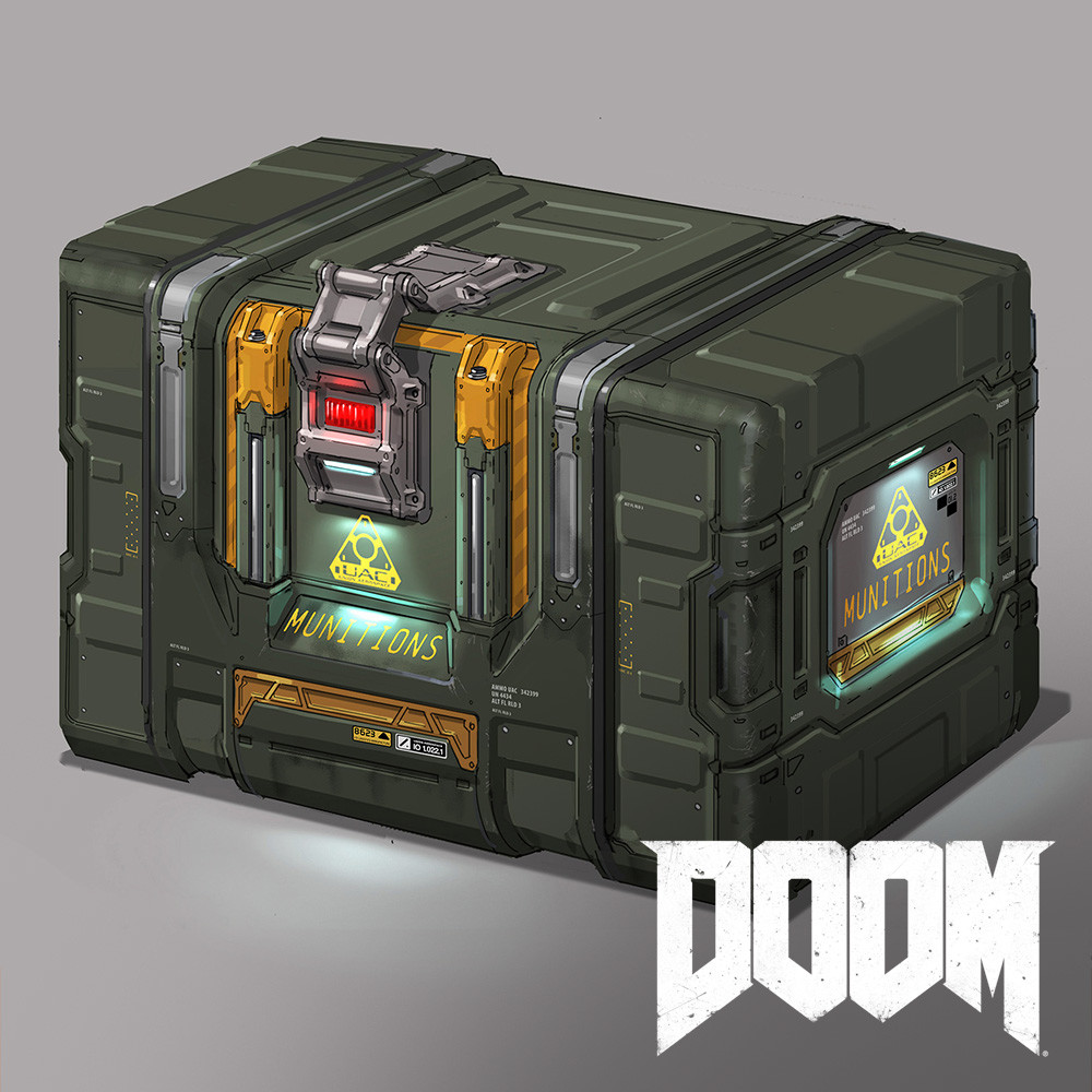 ArtStation - DOOM - Ammo Crate