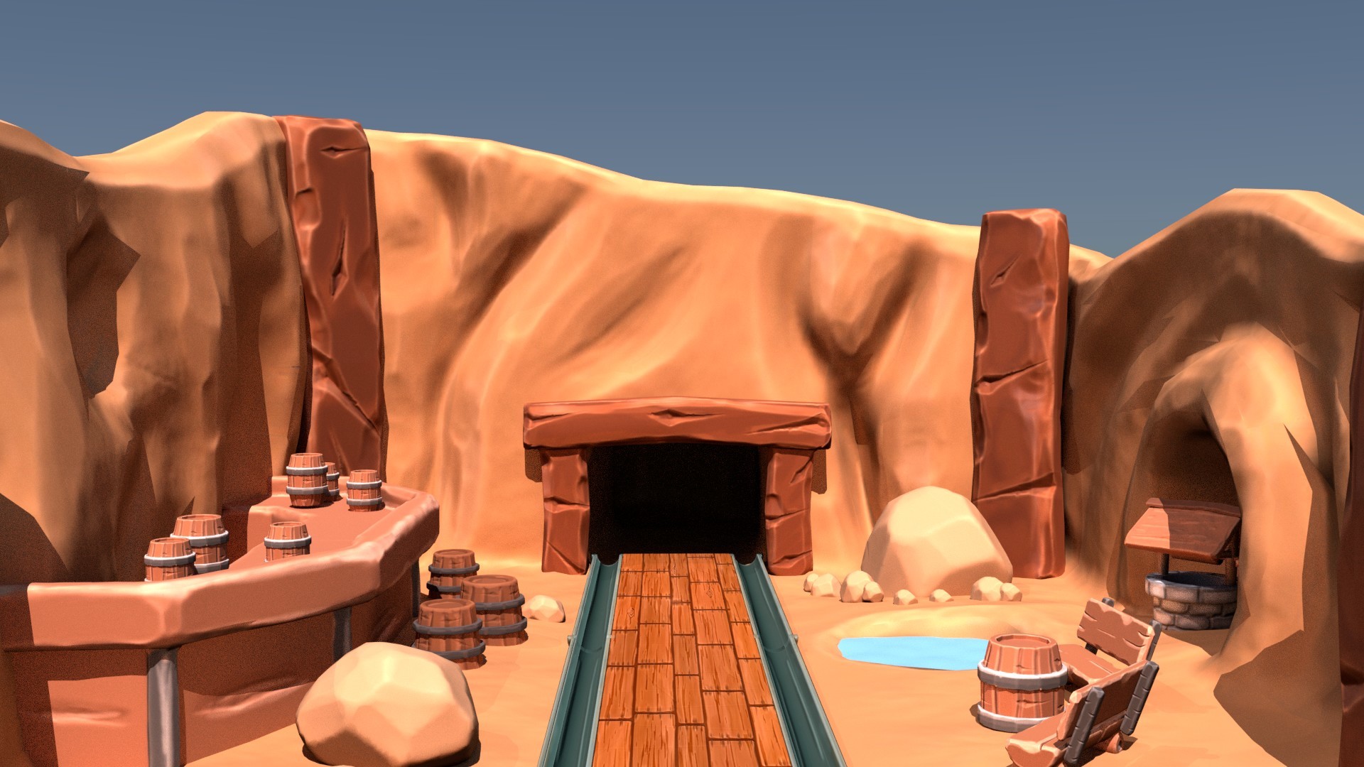 ArtStation - Hand Painted Environment