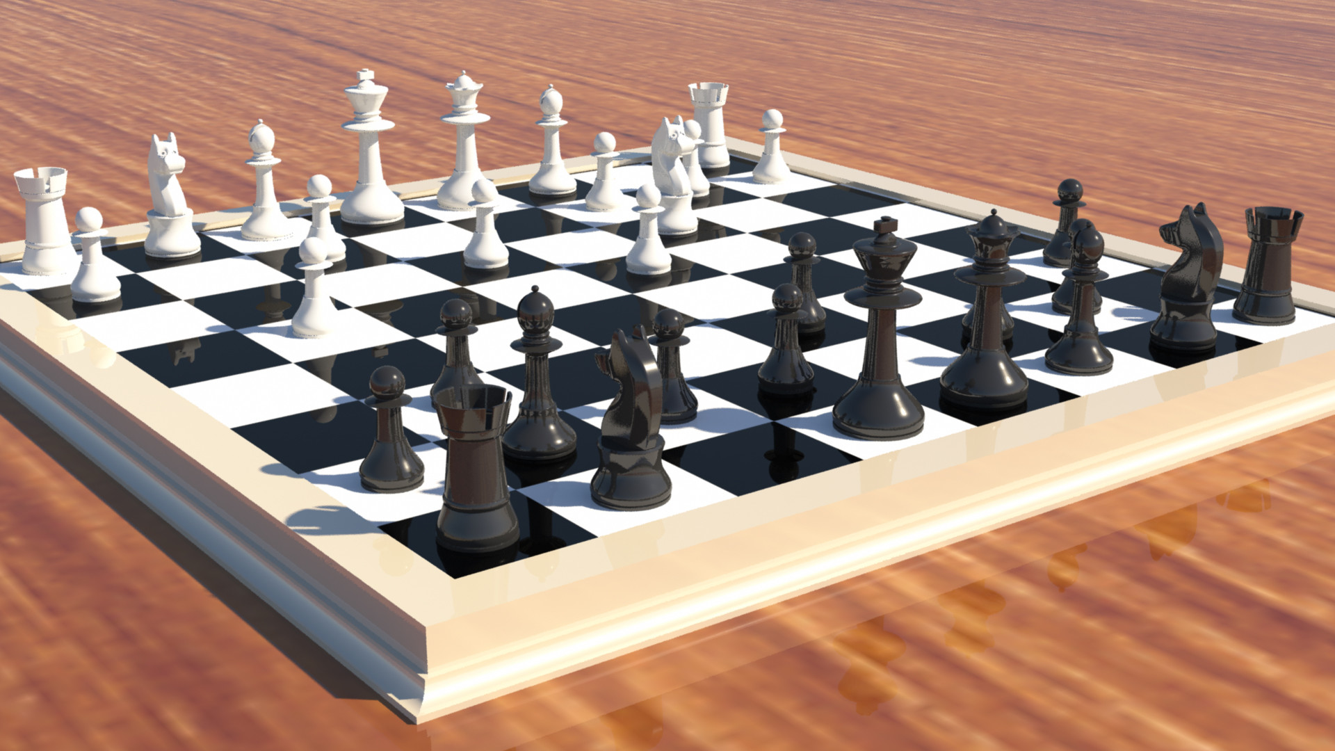 ArtStation - Chess Set Model