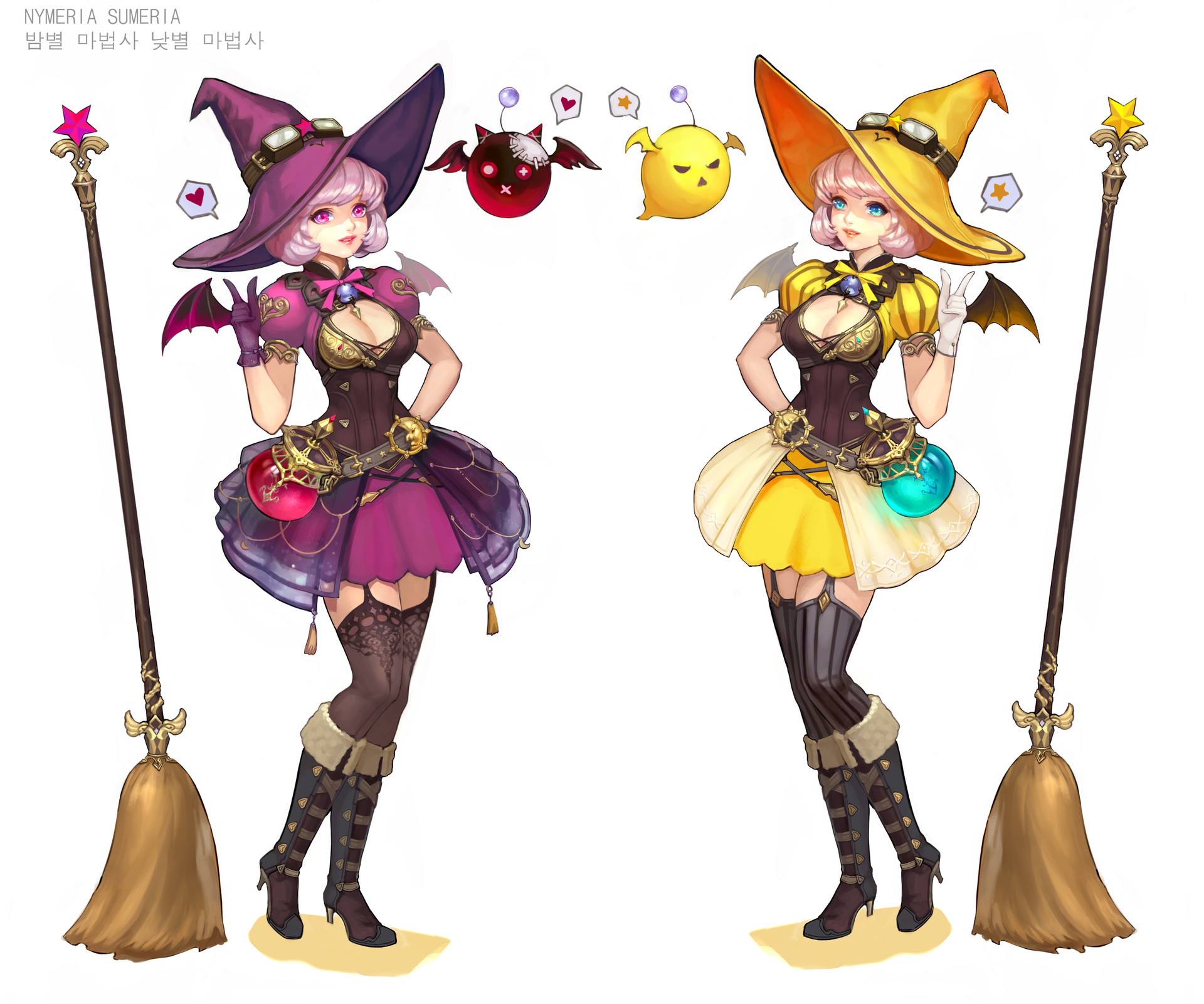 ArtStation - Twins witch