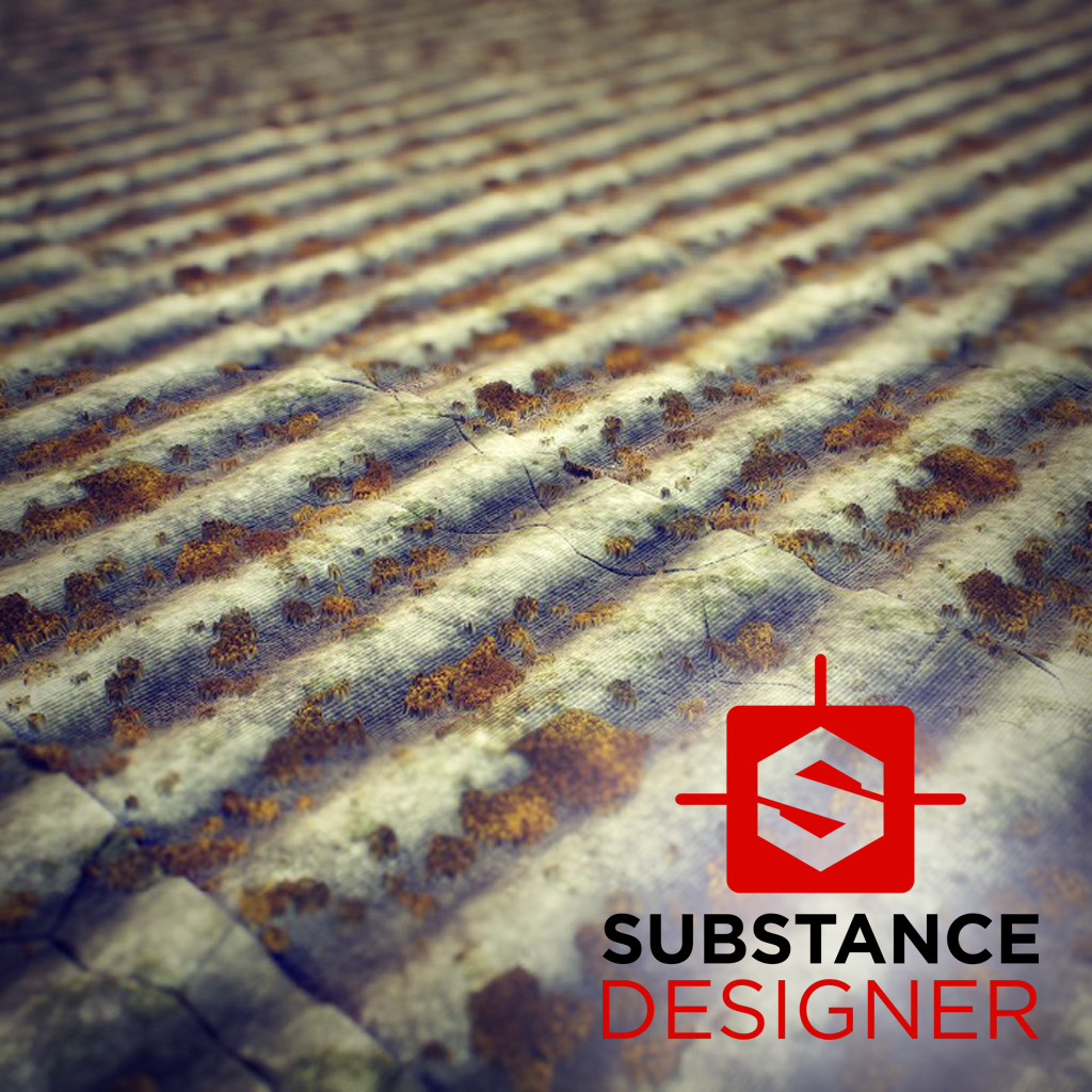 ArtStation - Rusted roof substance material