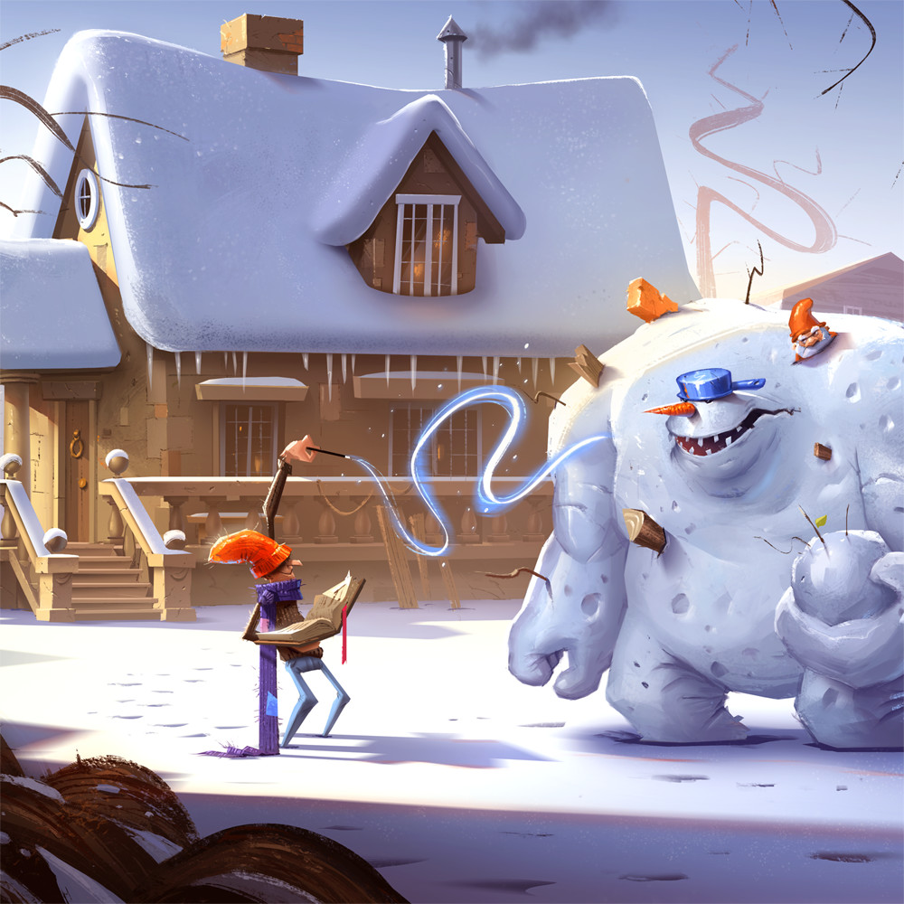 ArtStation - Ultimate snowball fighter ;)