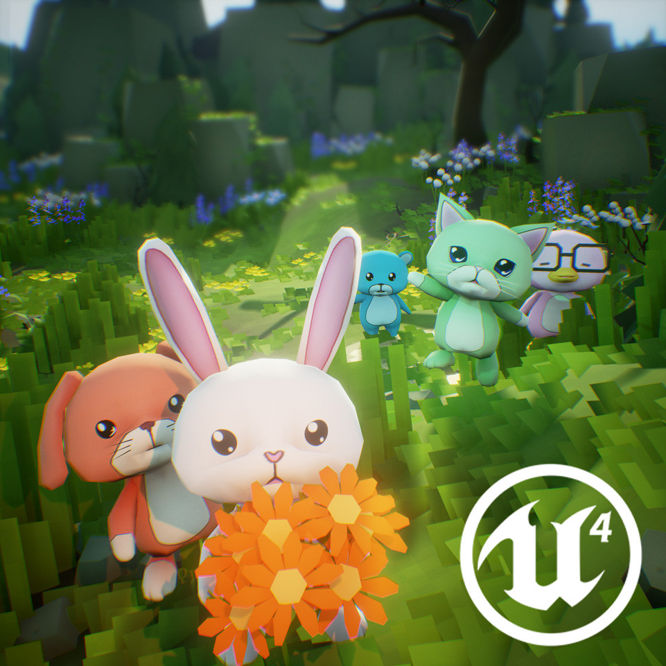 ArtStation - Rabbit Story Game Art