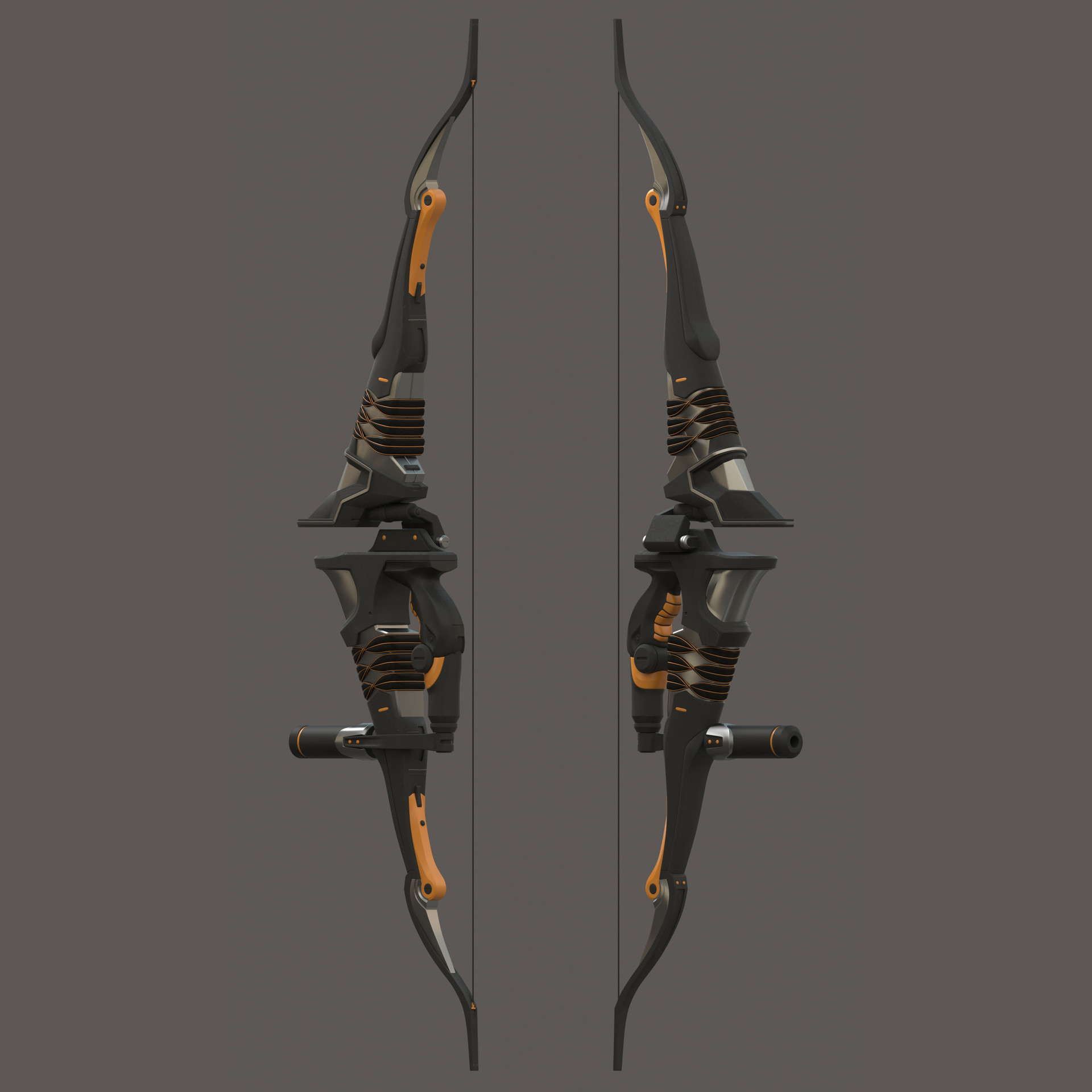 ArtStation - Hanzo Bow Fanart WIP