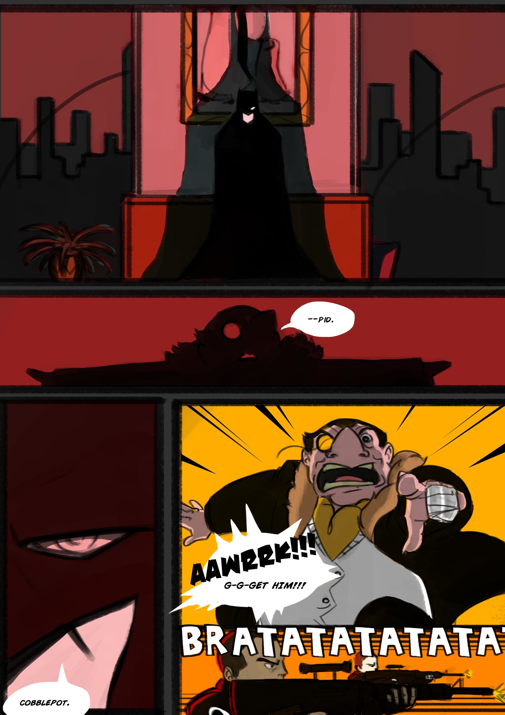 ArtStation - BATMAN FAN COMIC - THE BIRD'S NEST (part one)