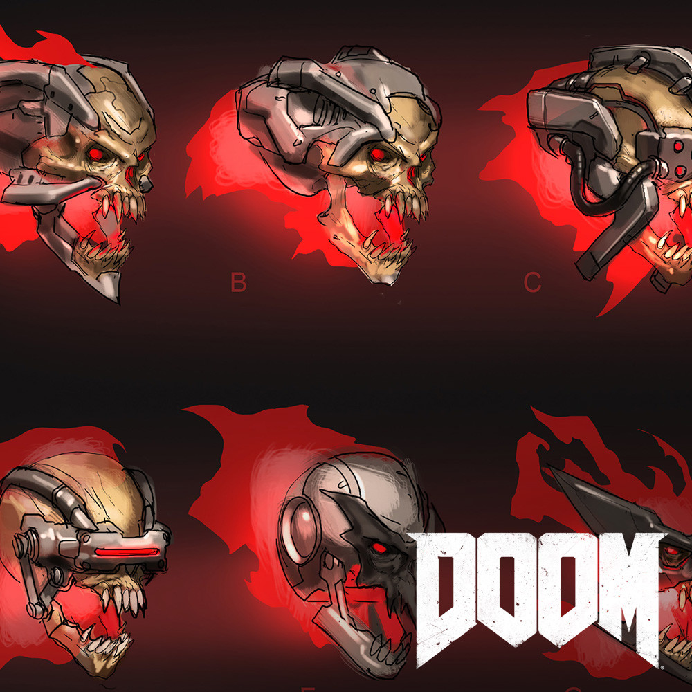 ArtStation - DOOM - Lost Soul Sketches