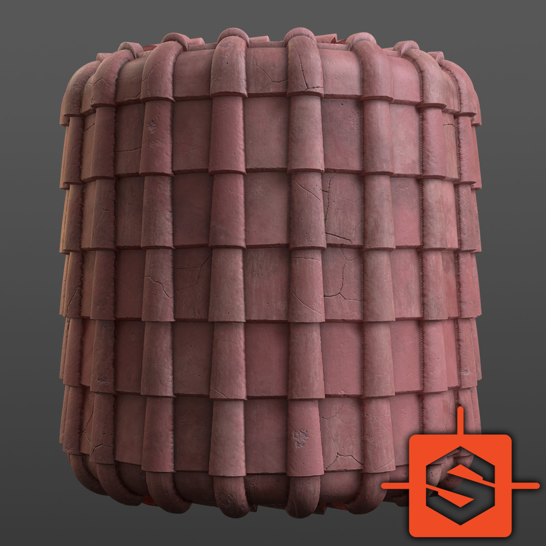 ArtStation - Substance - Roof Tiles