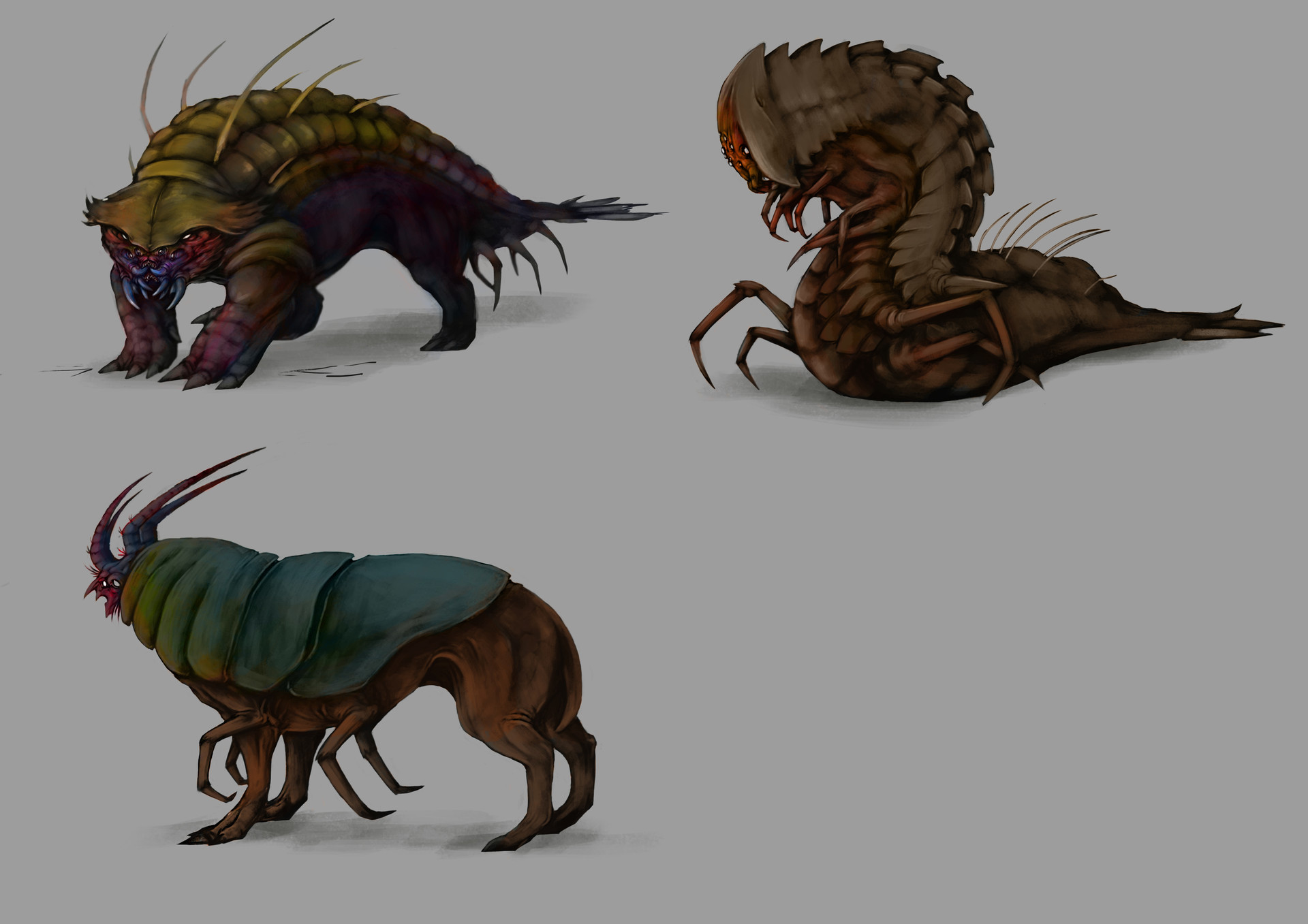ArtStation - 2 Week University Project: Crustaceans