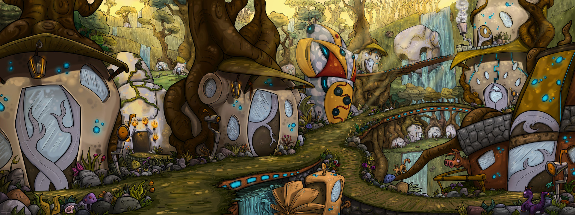 ArtStation - THE MAGIC TOWN