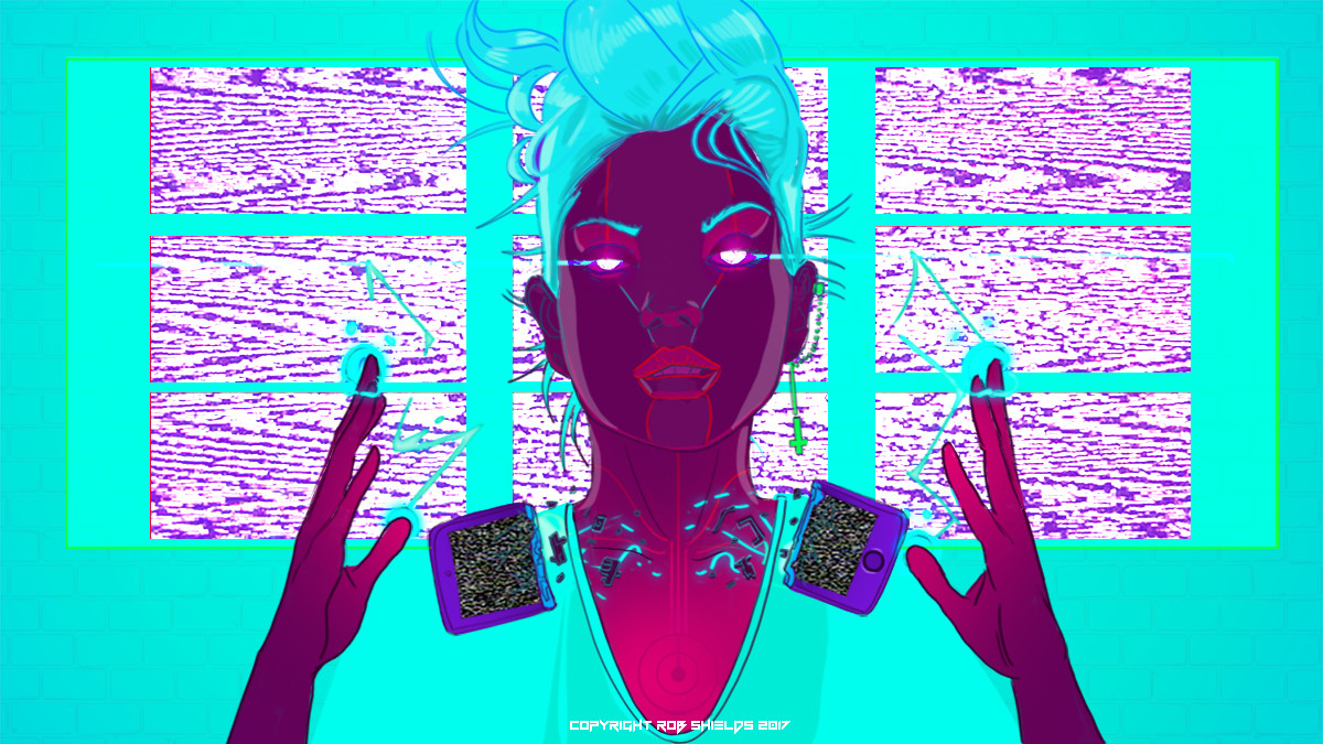 ArtStation - Neon Wasteland Website is Live, Rob Shields