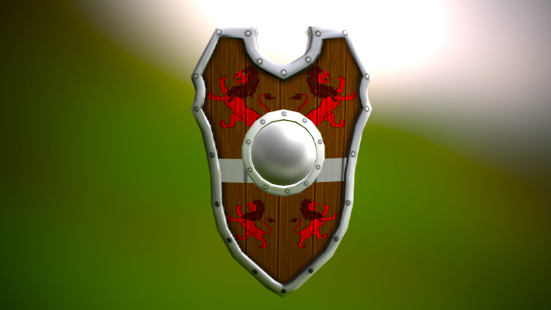ArtStation - Hand Painted Fantasy Shield