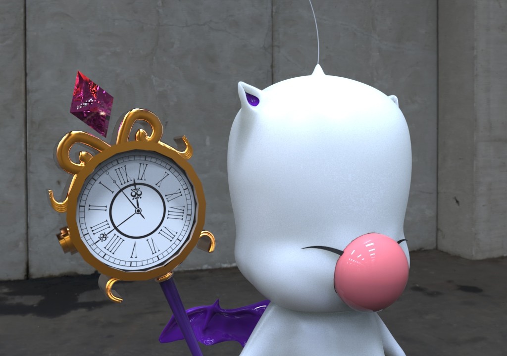 ArtStation - Final Fantasy XIII's Moogle 3D Fan Art