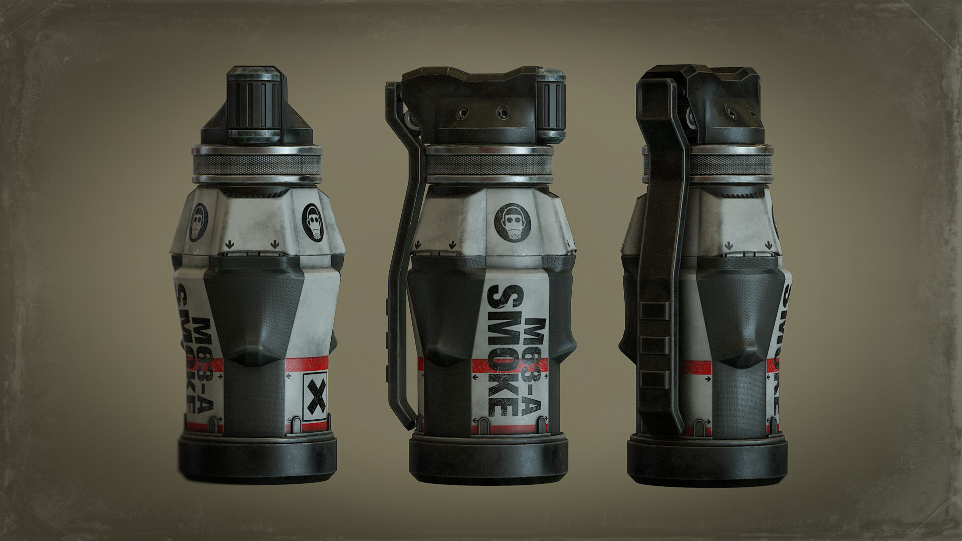 ArtStation - Smoke Grenade Asset