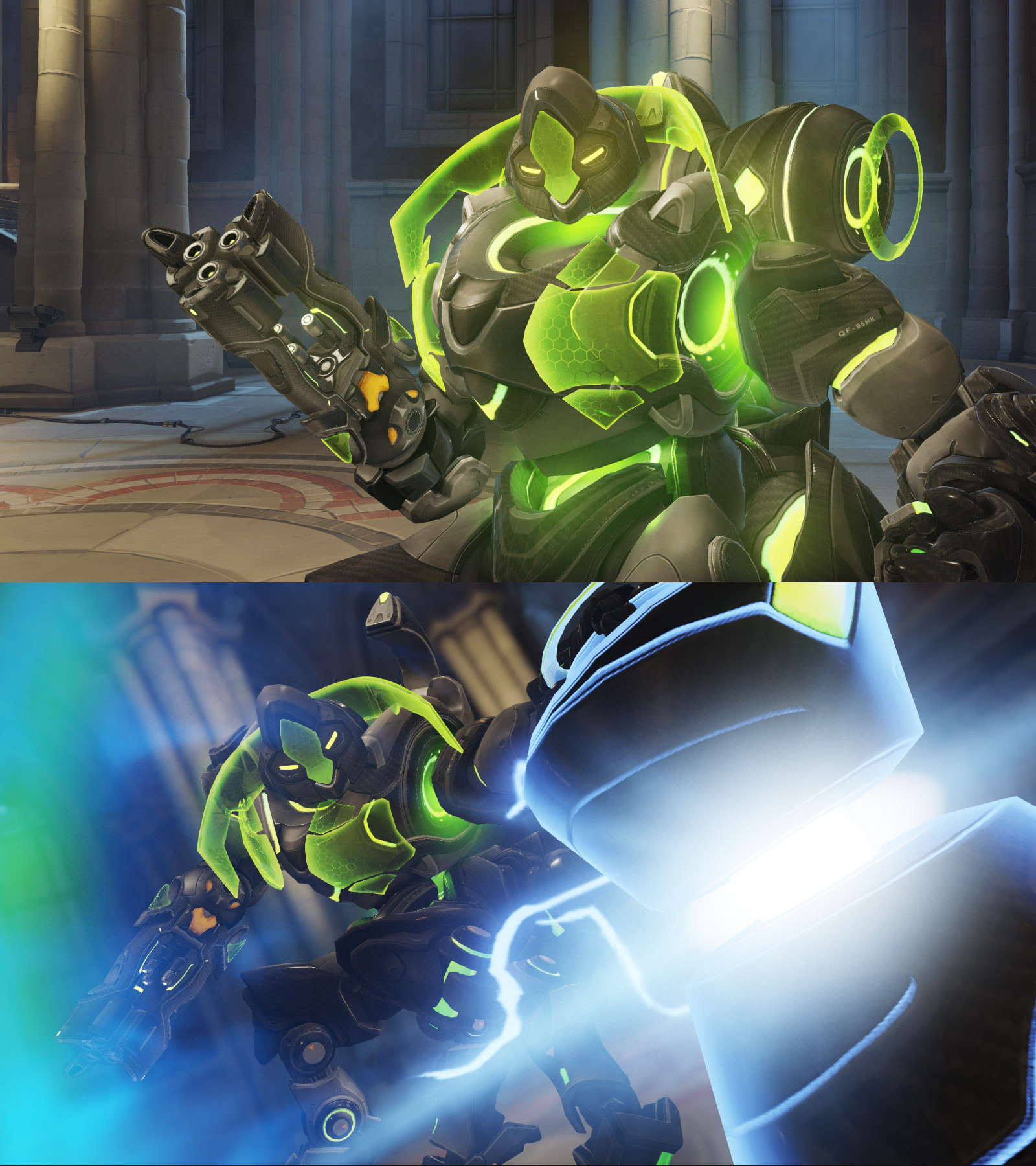 ArtStation - Overwatch Orisa Carbon fiber / Protector