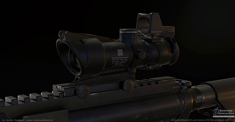 ArtStation - Trijicon Acog (game models)