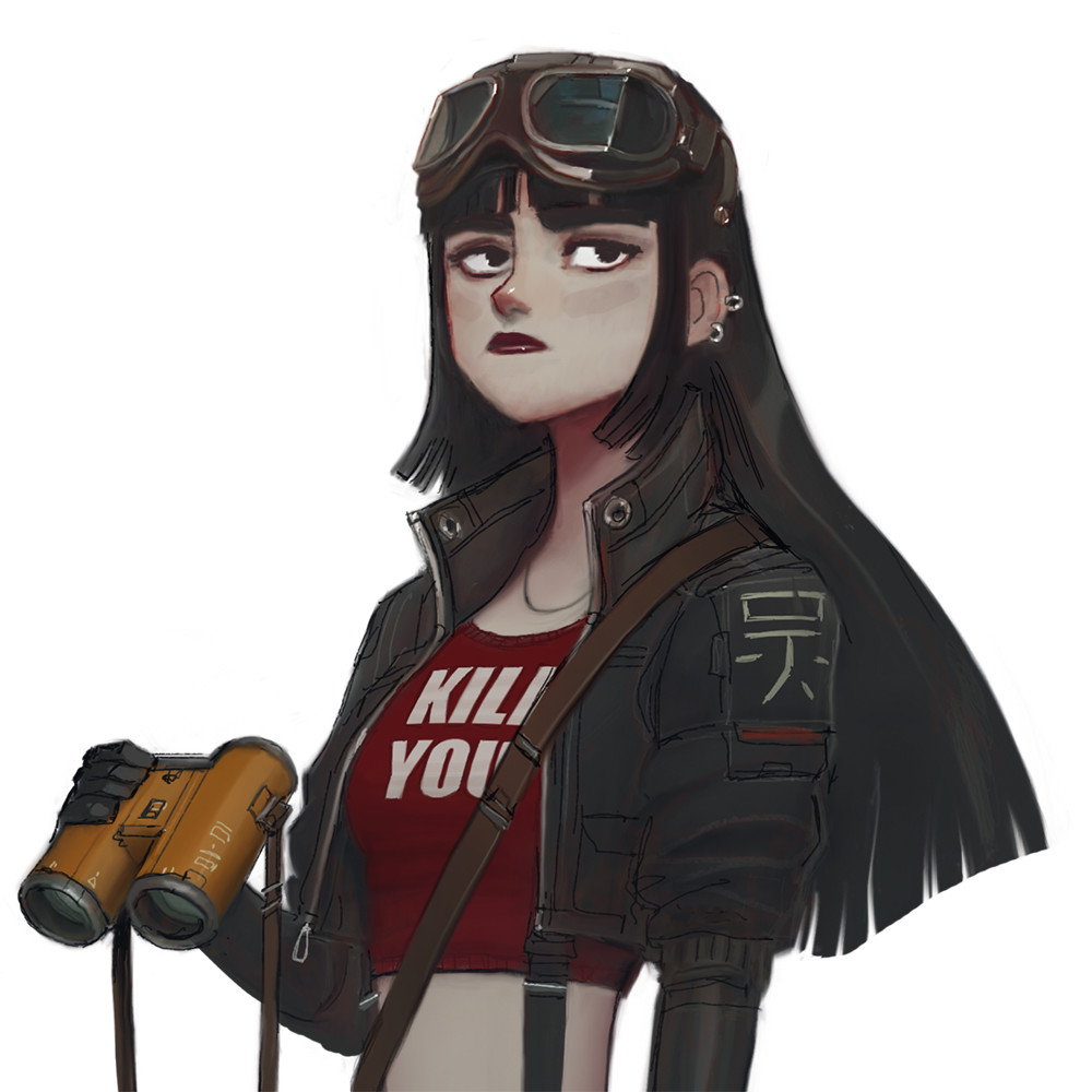 ArtStation - Post Apo girl 4,5 and 6