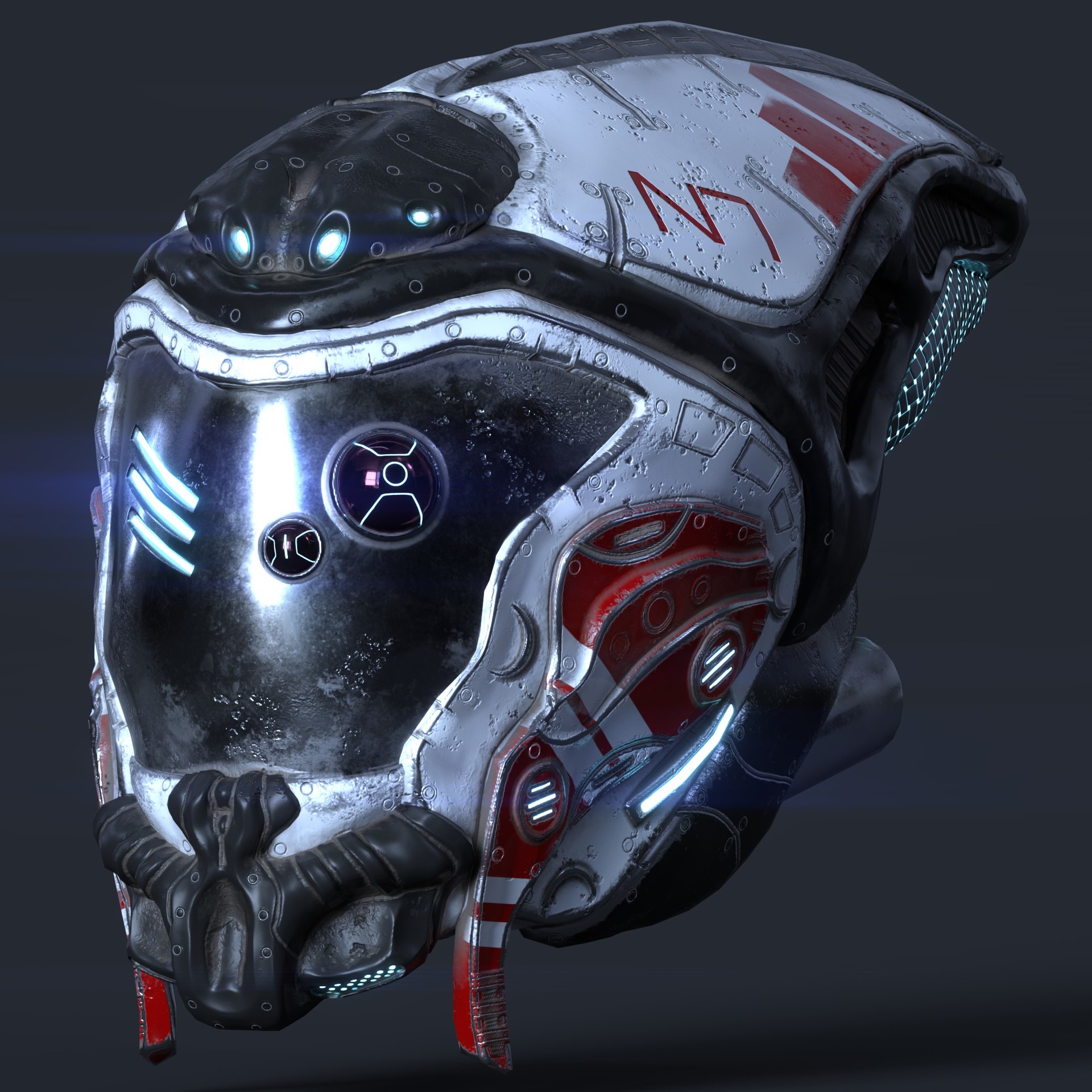 ArtStation - Turian N7 Helmet- Fan Art