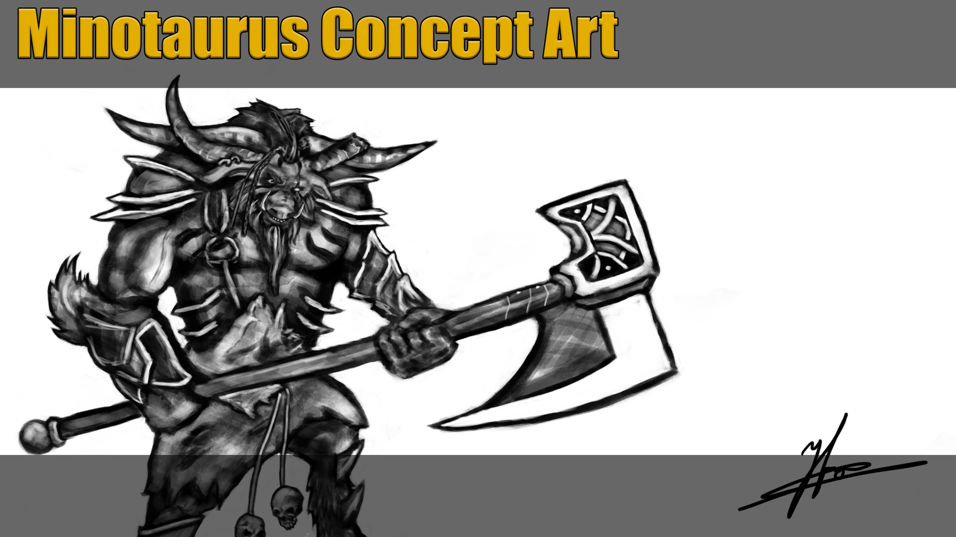 ArtStation - Minotaurus Concept Art