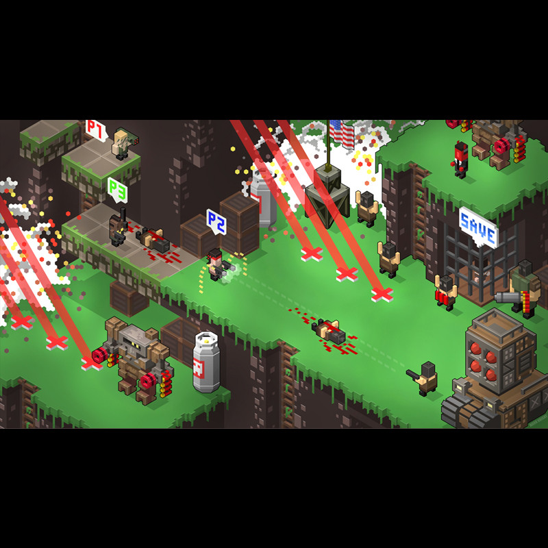 ArtStation - Broforce isometric