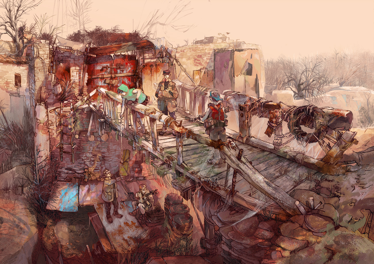 ArtStation - Rusty brige