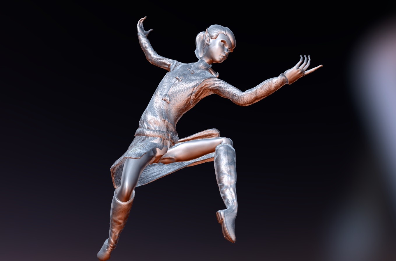 ArtStation - Female elf pose