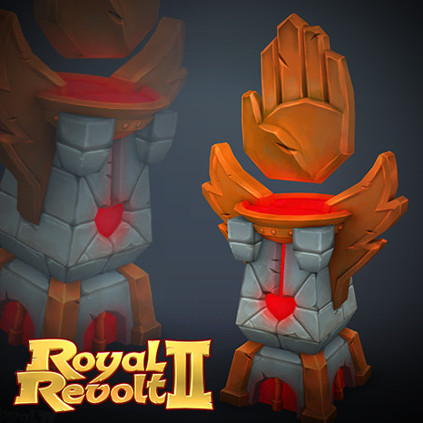 ArtStation - Royal Revolt 2: Heal Tower 3d