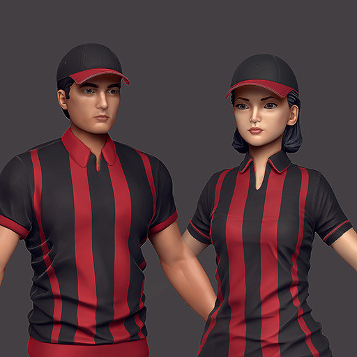 ArtStation - Characters for sports game