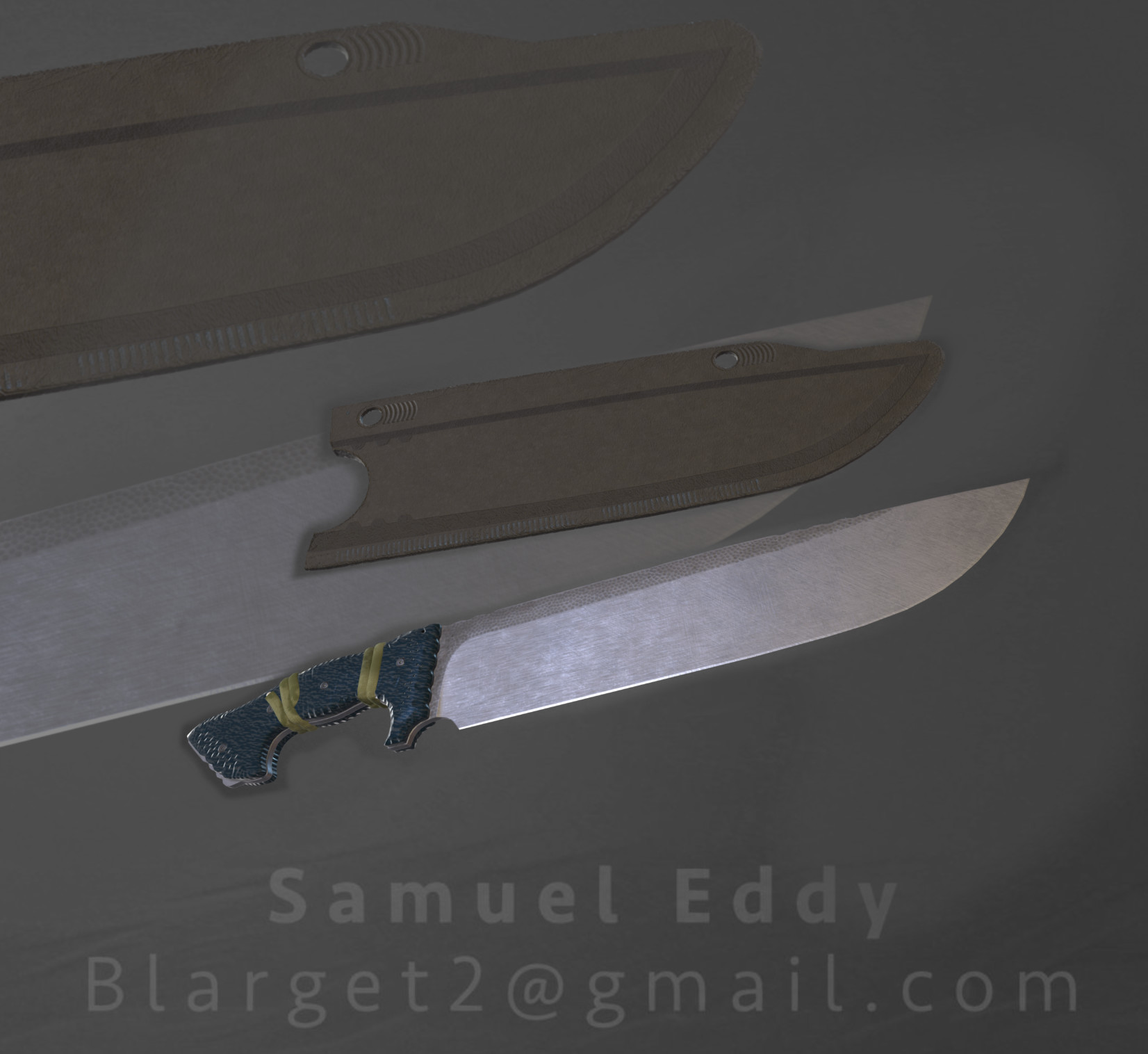 ArtStation - Low Poly Knife