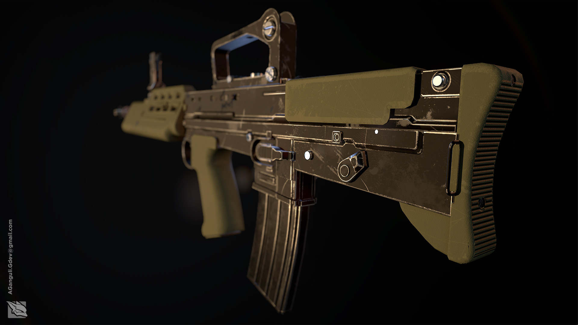 ArtStation - L85A2 (SA80) Assault Rifle