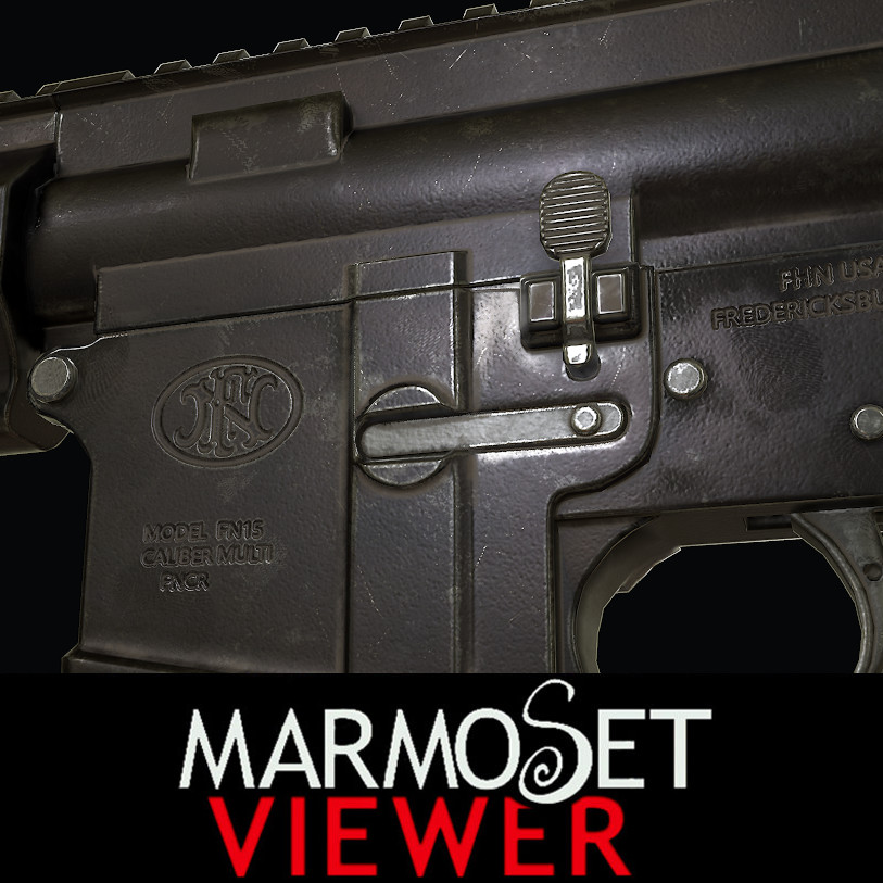 ArtStation - FN 15 Tactical II