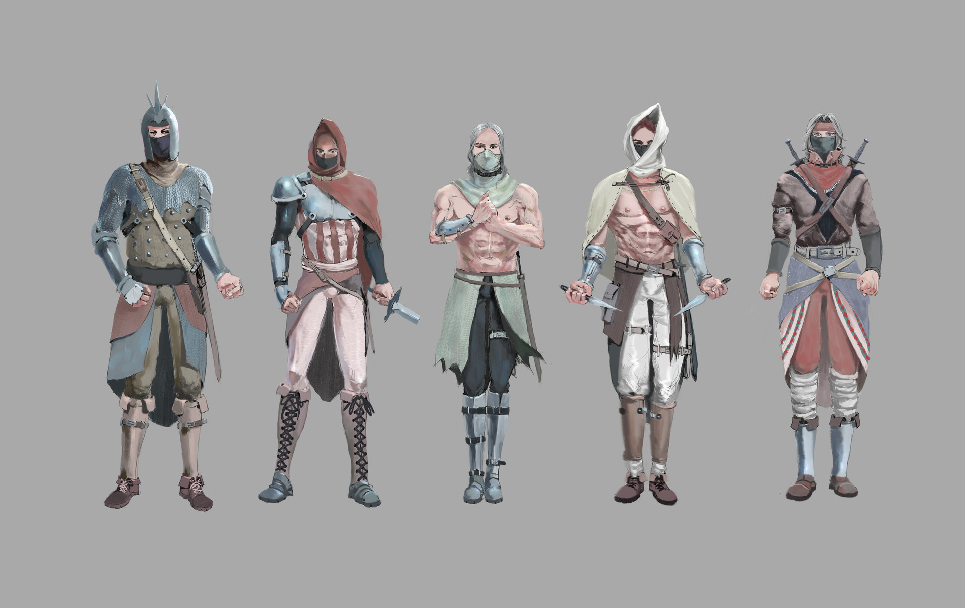 ArtStation - Assassin study and process