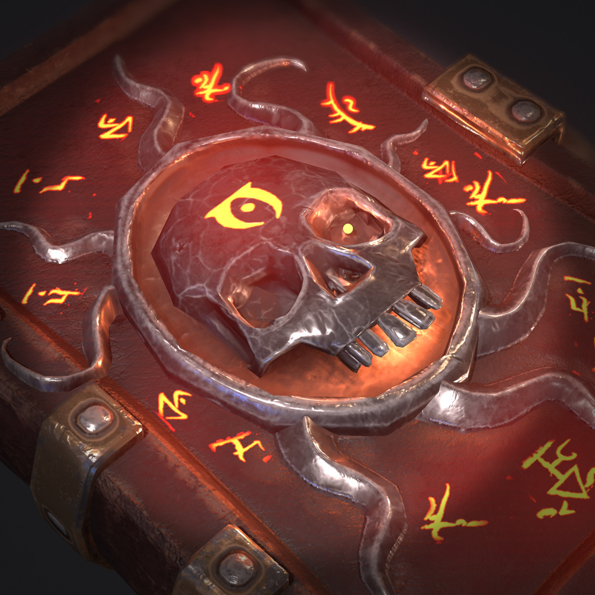 ArtStation - Evil Spellbook / Necronomicon