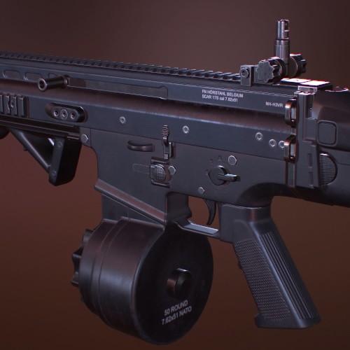 ArtStation - Scar mk17 LB VR