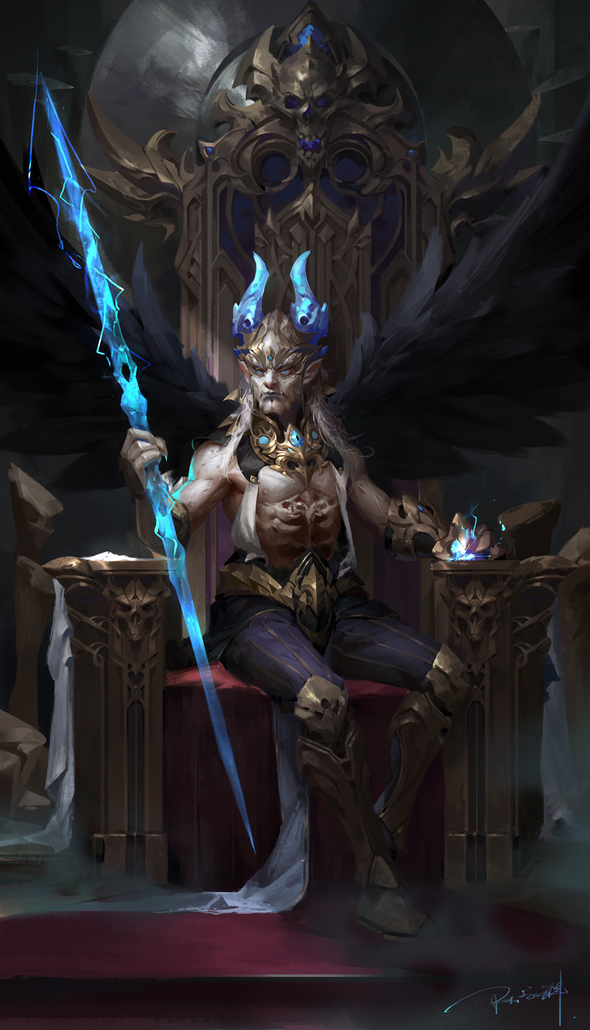 ArtStation - Ghost throne