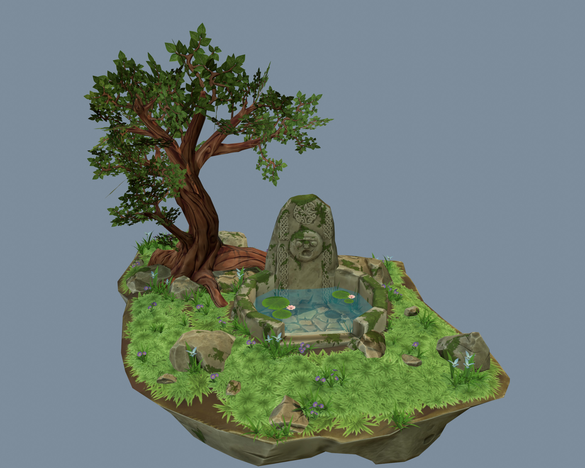 ArtStation - Ancient spring