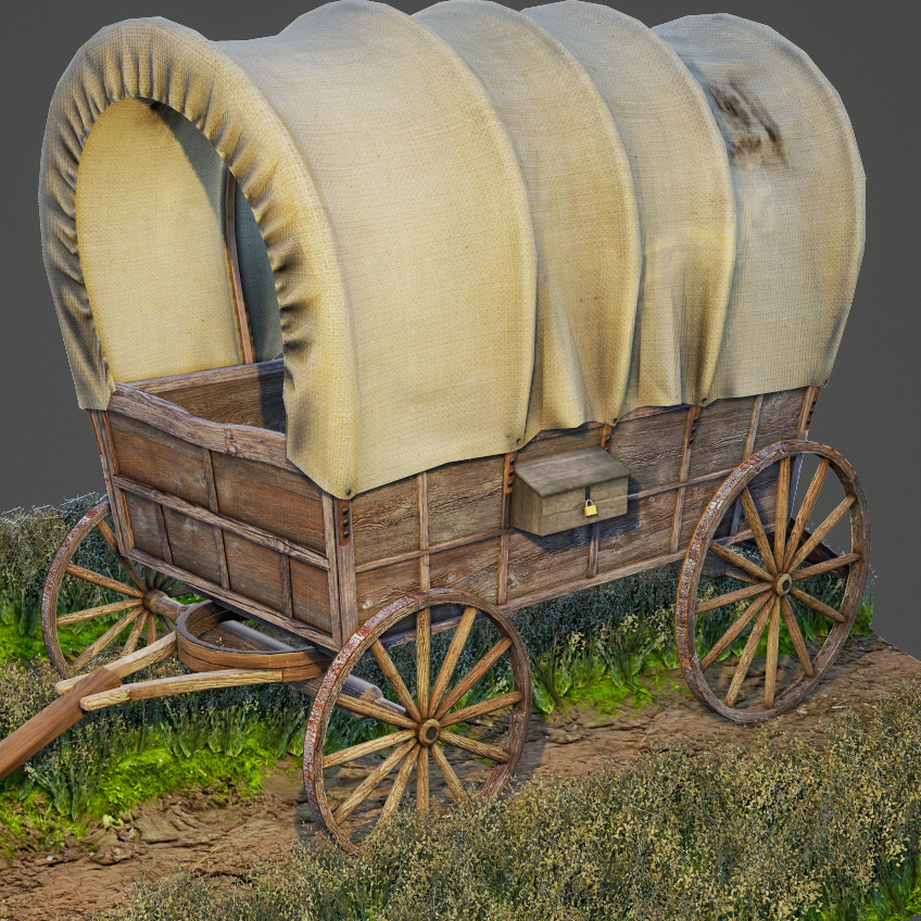 ArtStation - Rustic Caravan