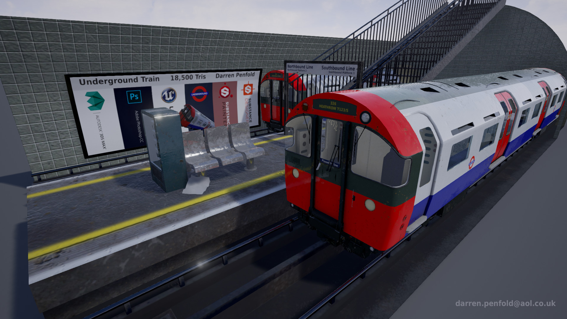 Darren Penfold - London Underground Train